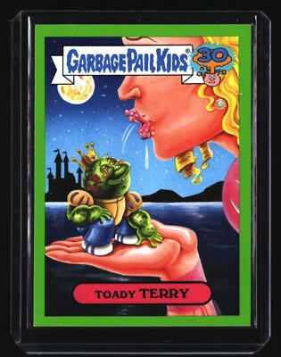 Garbage Pail Kids TOADY TERRY 7a (2015 GPK 30th Anniversary) Green ...