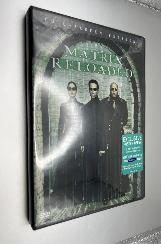 The Matrix Reloaded (DVD, 2003) New | Sealed | Same Day Shipment ...