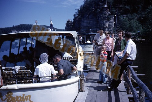 Vintage 1962 Kodachrome 35mm Slide Wisconsin Dells Boat Tour Scene X ...