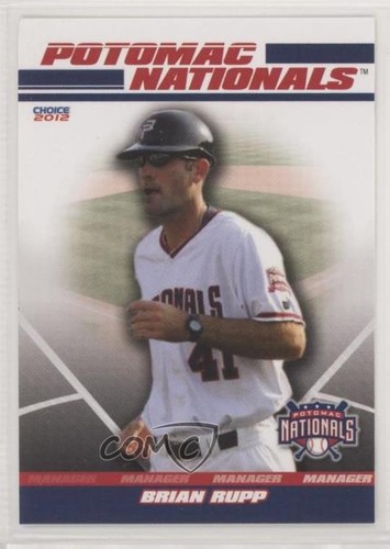 2012 Choice Potomac Nationals Brian Rupp #28 | eBay