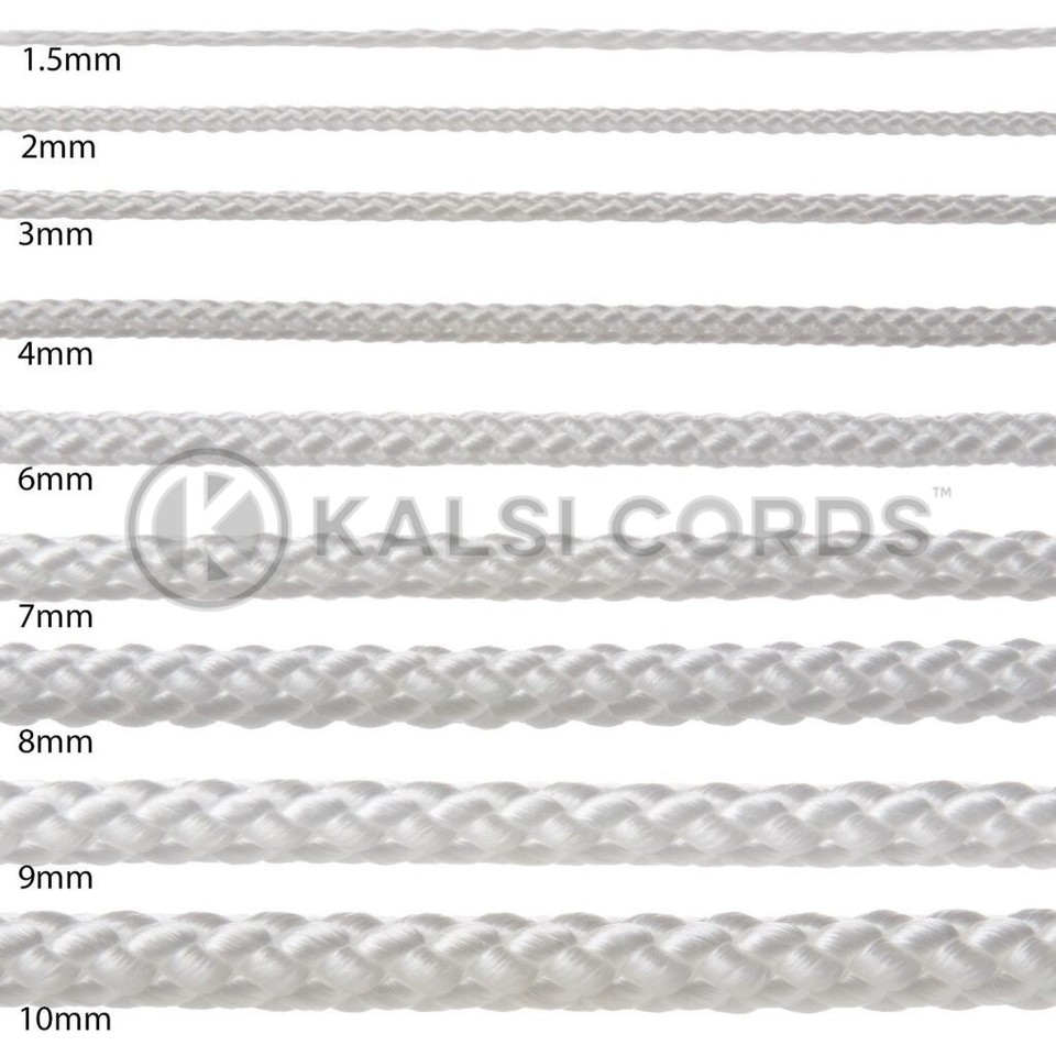 POLYPROPYLENE ROPE BRAIDED POLY CORD STRONG STRING BOATING CAMPING ...