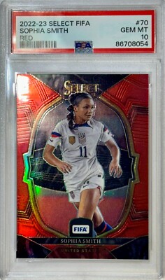 2022-23 Select FIFA Red #70 Sophia Smith USWMNT PSA GEM MINT 10 | eBay