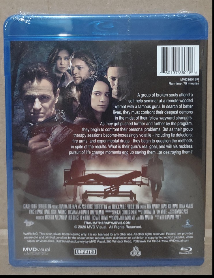 NEW - Trauma Therapy Blu-ray 2019 [MVD Visual] Horror 760137360186| eBay