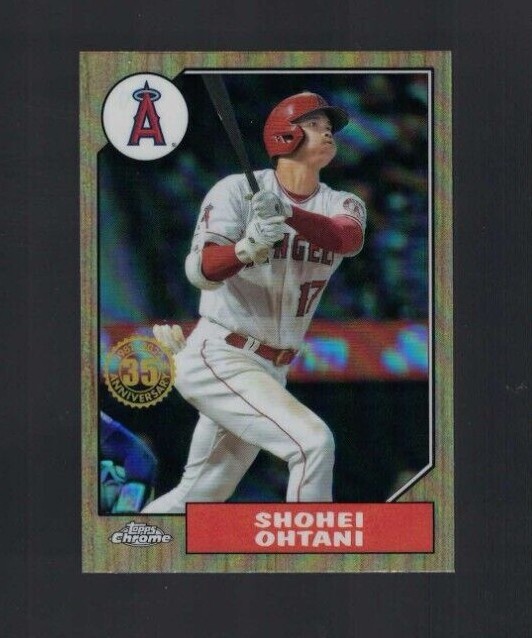 2022 Topps Chrome Shohei Ohtani 35th Anniversary Refractor 2022 Topps Chrome Shohei Ohtani 35th Anniversary Refractor