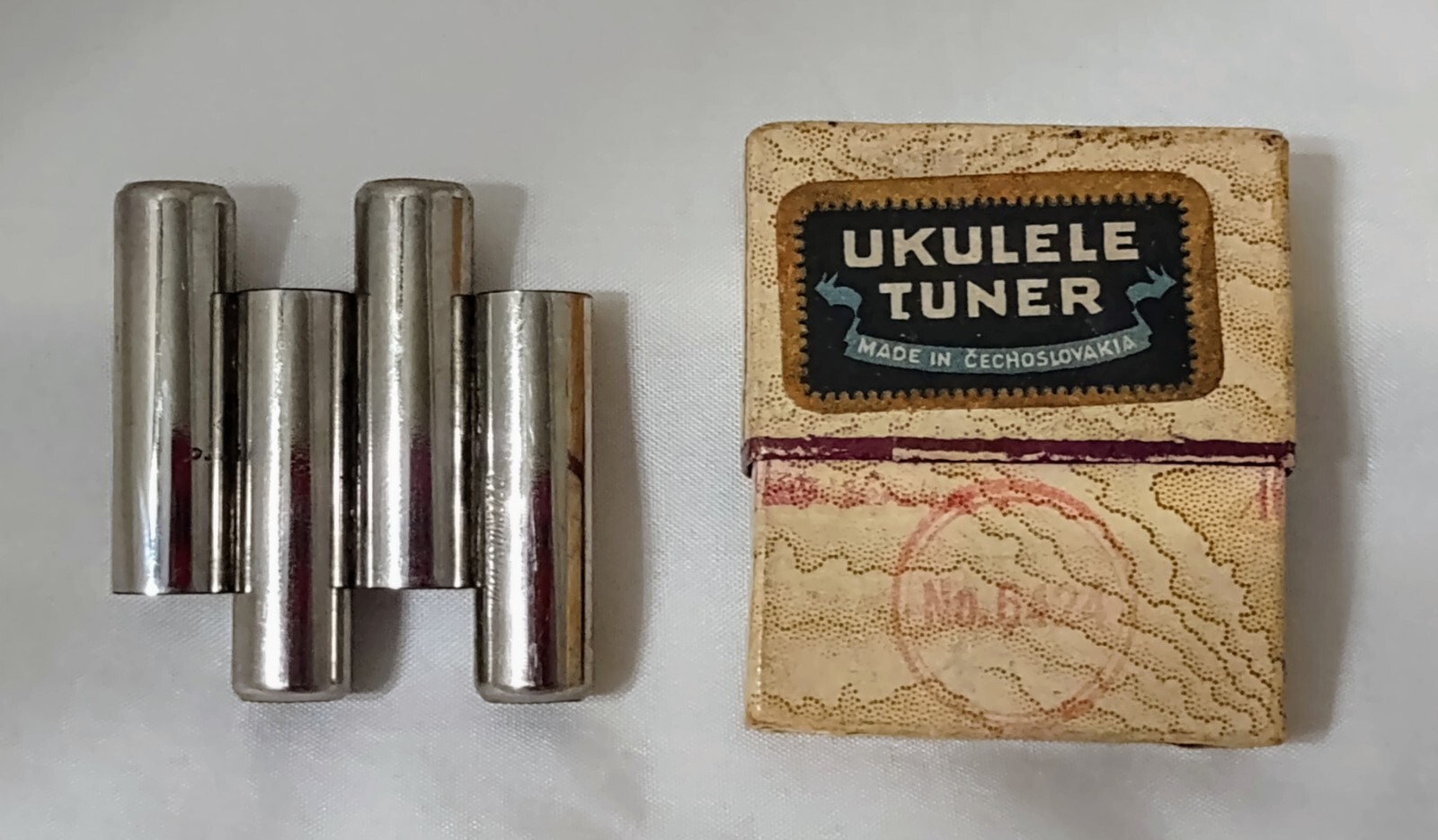 Antique Ukulele Metal Tuner Cechoslovakia Original Box 1.25" by 1.5" | eBay
