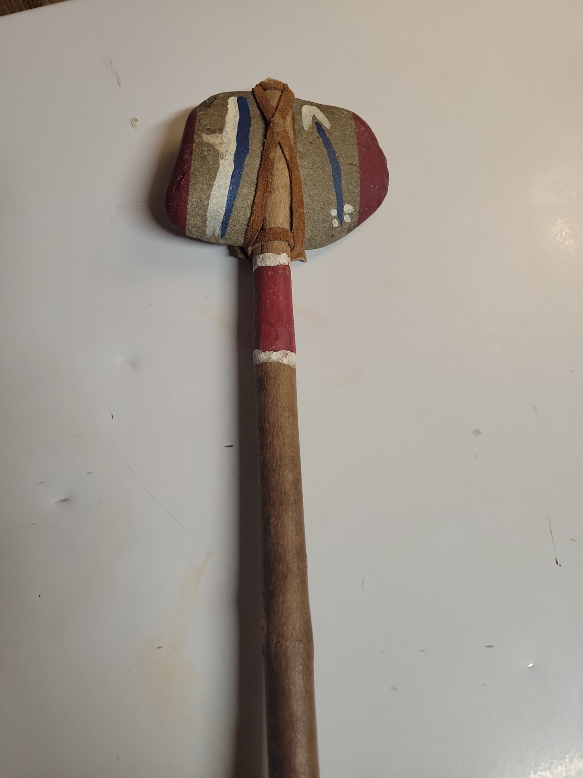 VINTAGE KIDS STONE TOMAHAWK TOY NATIVE AMERICAN TOOL SOUVENIR | eBay