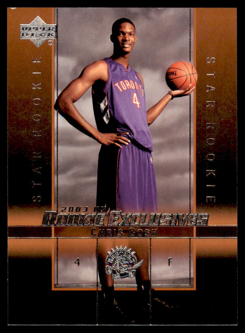 2003-04 Upper Deck Rookie Exclusives Chris Bosh Toronto Raptors #4 | eBay