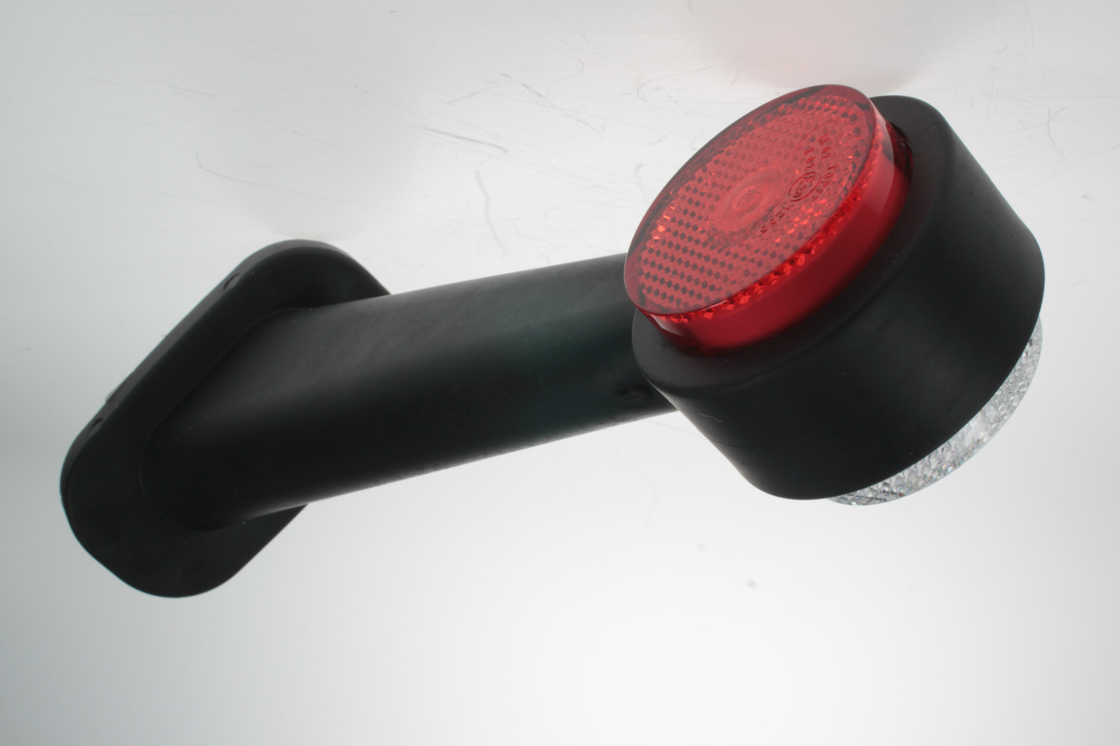 2 X LED TRAILER RUBBER SIDE MARKER LIGHT 45 DEG FIT TO IFOR WILLIAMS ...