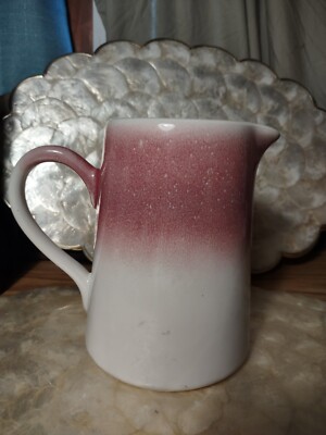 Teleflora Gifts Mauve to Ivory Drip Glaze Pitcher Vase Purple Hombre 7 ...