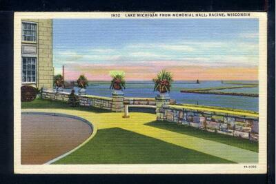 Postcard - Wisconsin - Lake Michigan - Racine | eBay