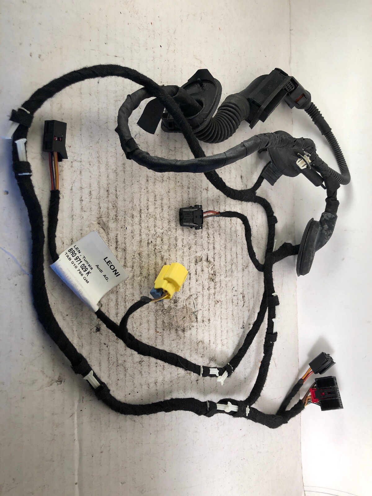 2009 2010 AUDI Q5 8R Front Driver Left Door Wiring Harness 8R0 971 029 ...