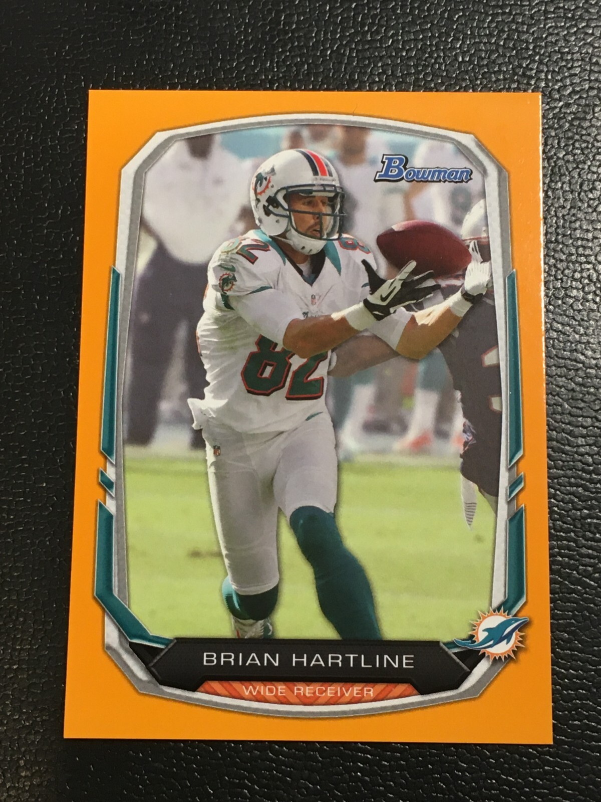 Brian Hartline 2013 Bowman Orange #109 /50 Miami Dolphins | eBay
