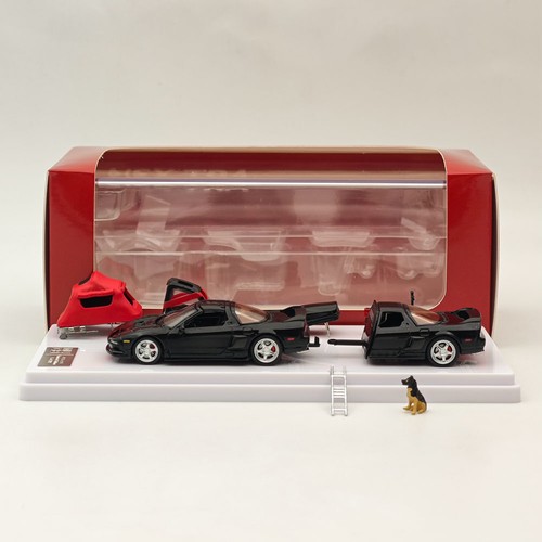 1/64 MLGB Acura NSX TRA Camper Trailer Sport Black Diecast Models Car ...