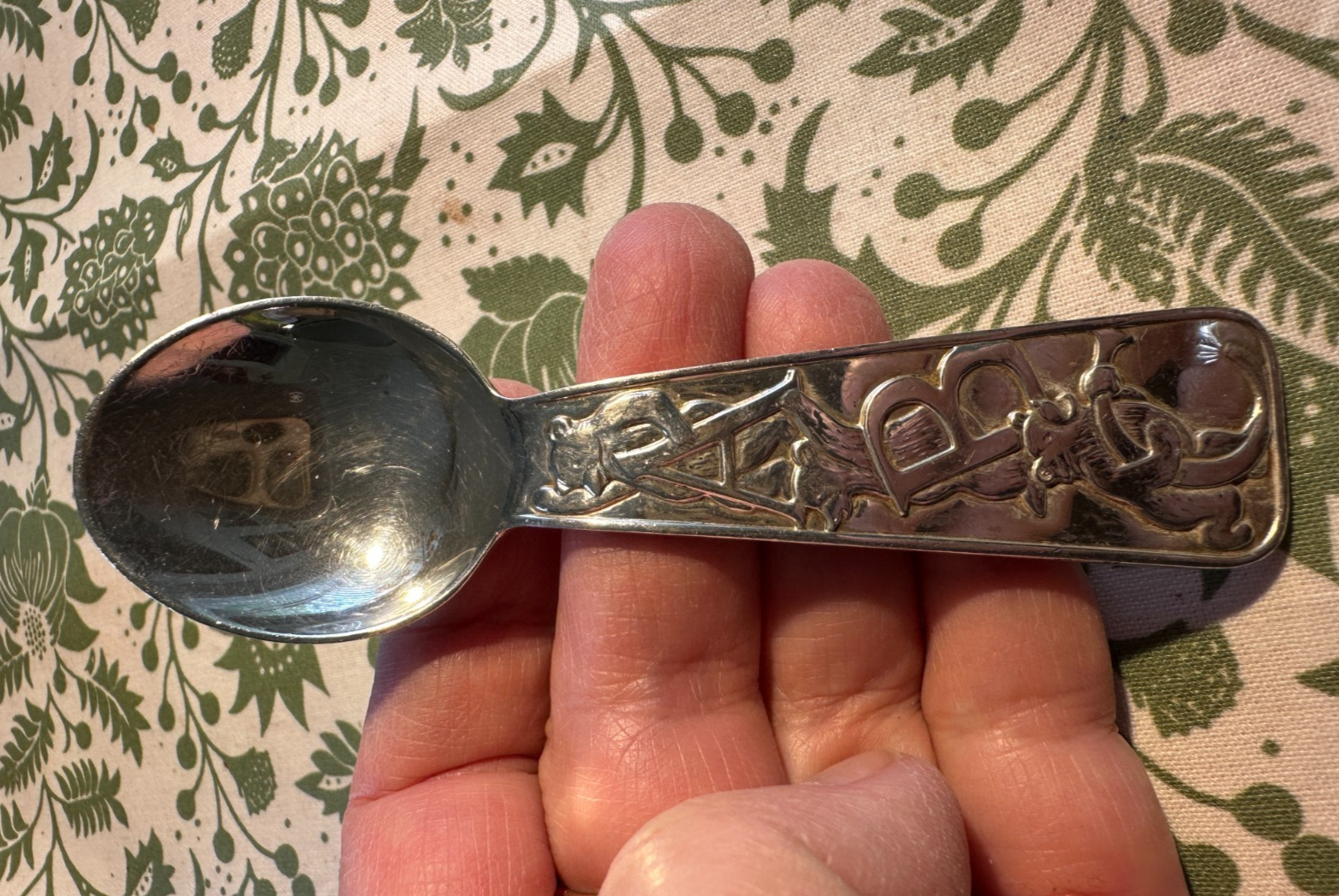 Baby's Tiffany Sterling Silver ABC Baby Spoon Teddy Bears, ~4" | eBay