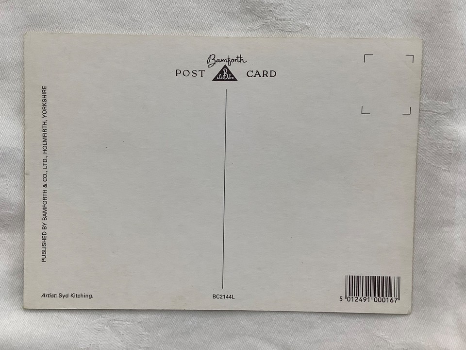 So you're Nicholas? What a coincidence! Artist: Syd Kitching, Bamforth ...