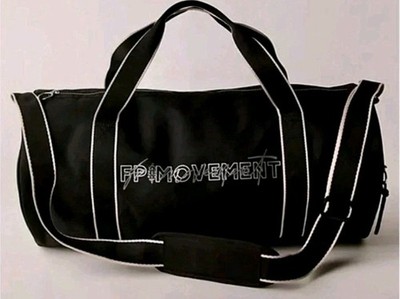 FREE PEOPLE MOVEMENT Good Sport Duffel Bag Gym Travel Studio Black NWOT ...