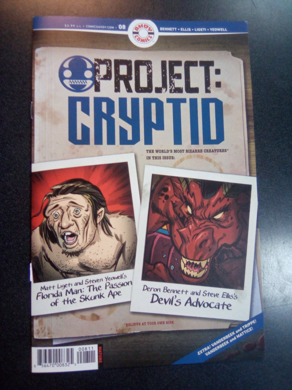 Project Cryptid #8 (Of 12) Comic Book First Print | eBay