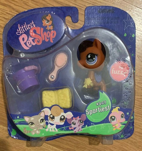 Littlest Pet Shop Sportiest Fuzzy Pony # 627 New in Box 653569325505 | eBay