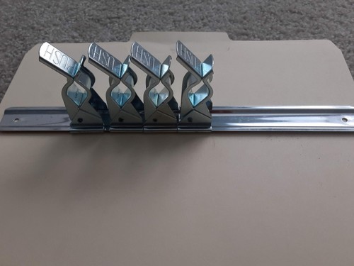 Broom Rack with 4 clips - Metal - 11 inch length | eBay