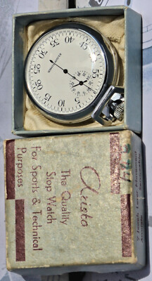 Very Rare Elgin Mechanical Stopwatch Timer With 1/5 Second Precision ...
