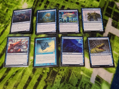 MTG Sea Creature x8 Mirrorshell Crab,Manta Ray,Skyswimmer Koi,Sealock ...