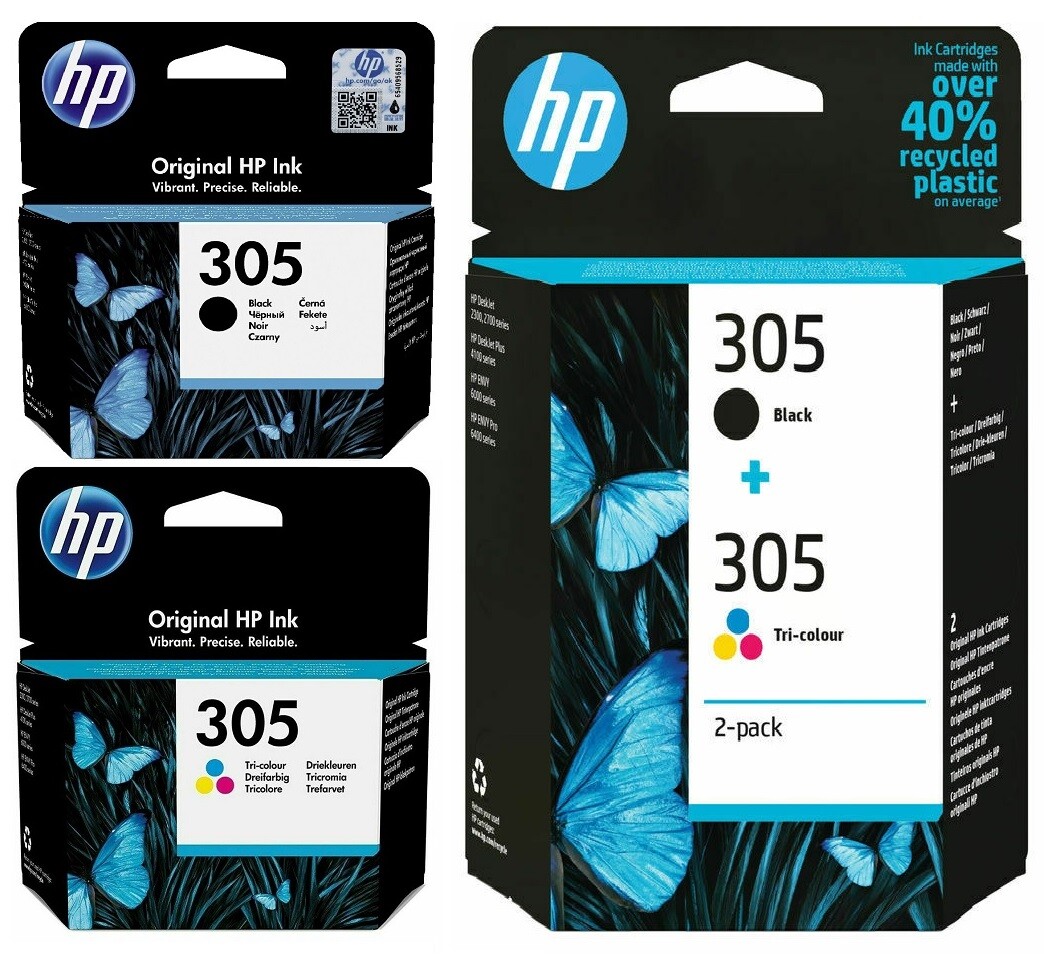 HP 305 Black Ink Cartridge - 3YM61AE for sale online | eBay