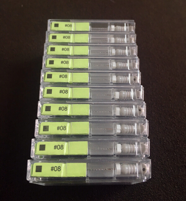 10 Packs Dental K-files 21mm #08 Endodontic Hand Use Endo Root Canal ...