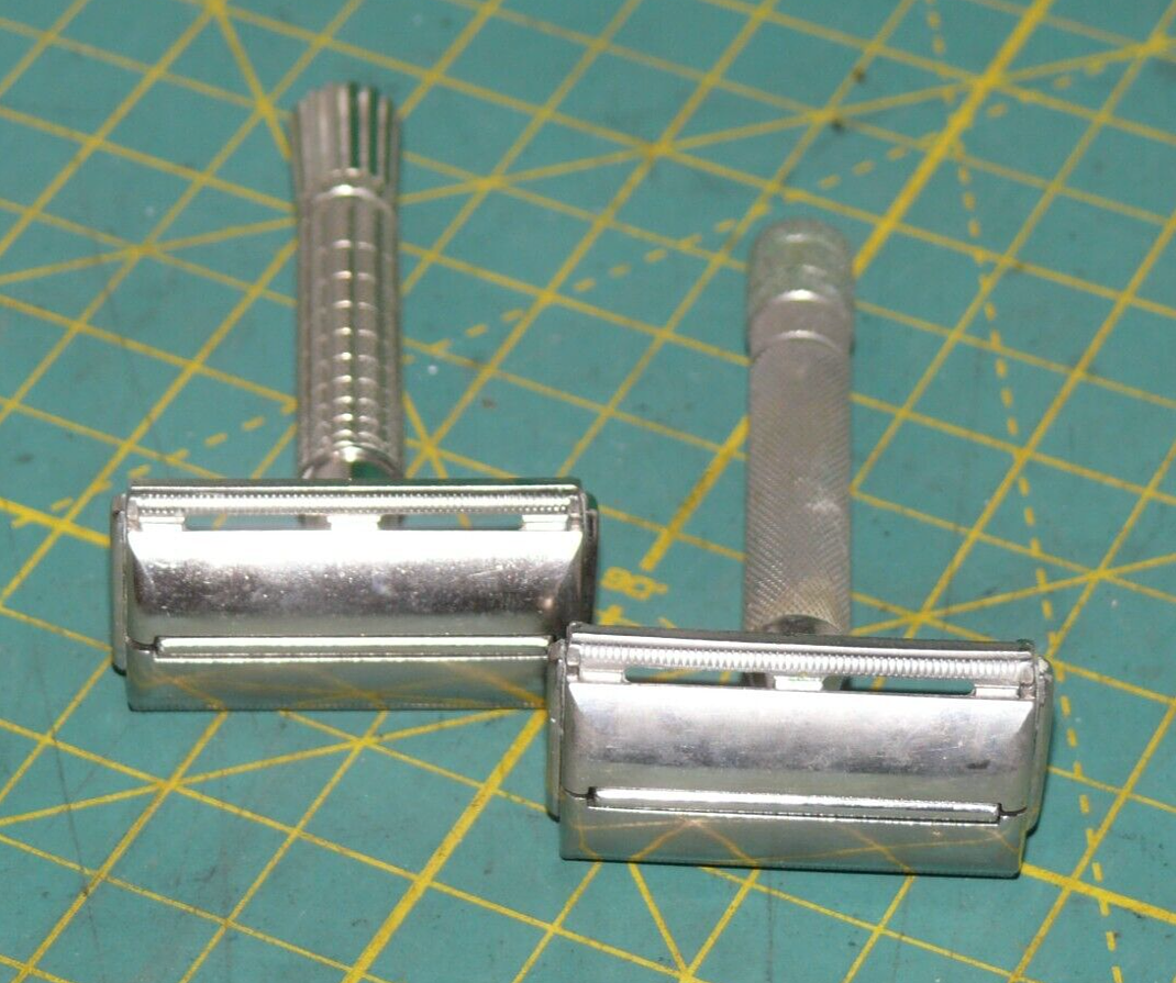 2 Vintage Gillette 1940'S Super Speed Double Edge Safety Razors | eBay