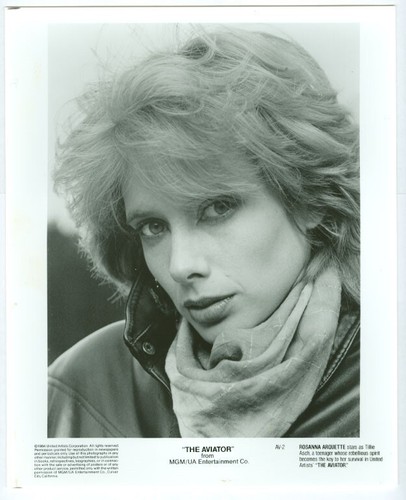 ROSANNA ARQUETTE original movie photo 1985 THE AVIATOR | eBay