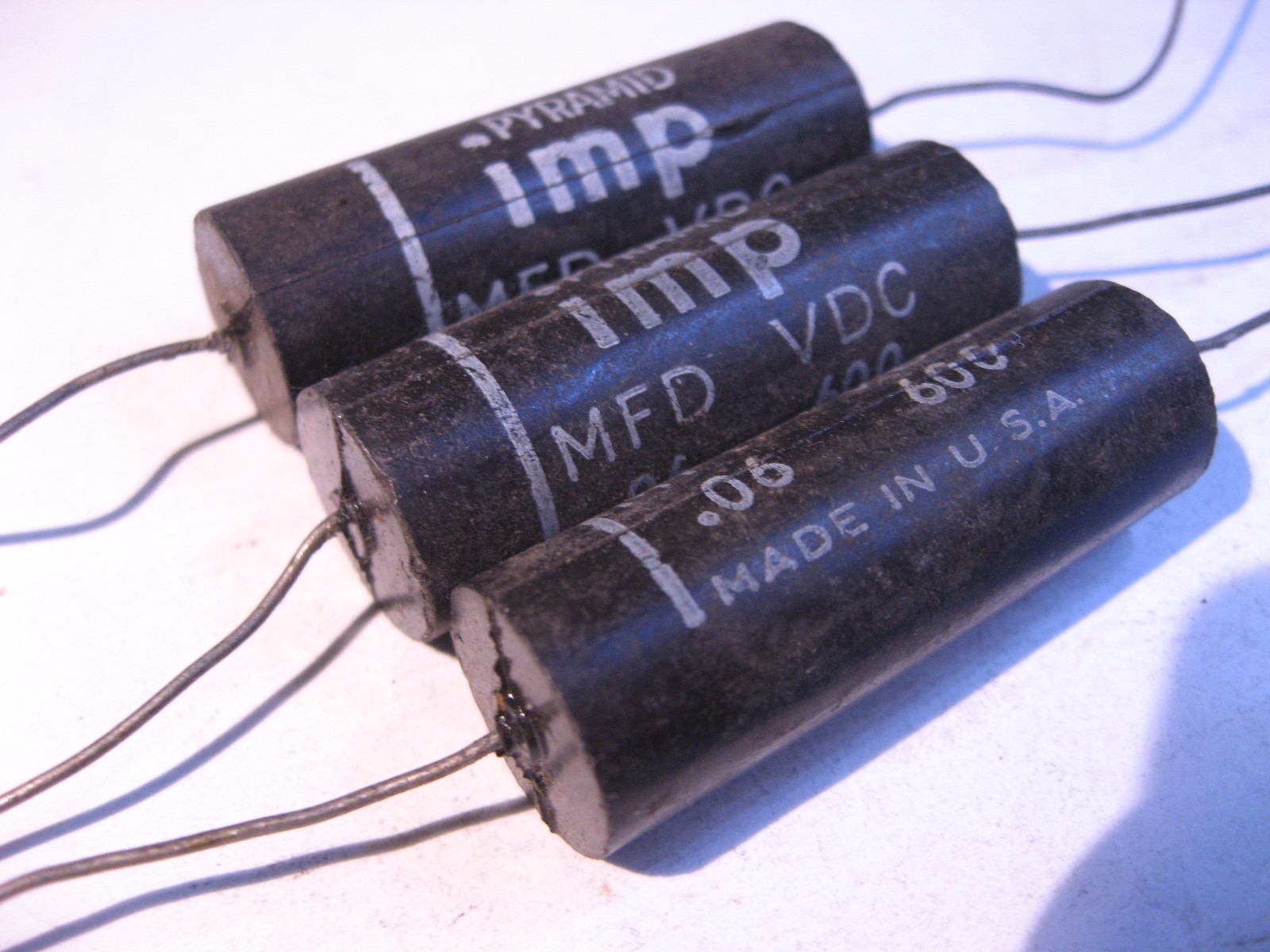 Pyramid Capacitor .06uF 600VDC IMP Plastic Body - NOS Qty 3 | eBay