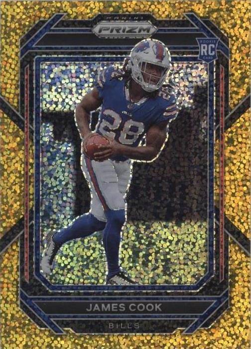2022 Panini Prizm - Rookies James Cook #319 Gold Sparkle Prizm /24 (RC ...