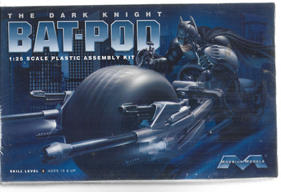 Moebius The Dark Knight BAT-POD in 1/25 920, Blue Tint Variant Box ST ...