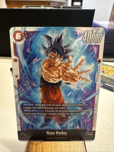Dragon Ball Super Fusion World Son Goku FB04-129 SCR Ultra Limit ...