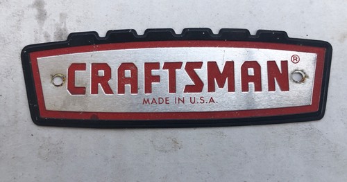 VINTAGE CRAFTSMAN CROWN TOOL BOX EMBLEM FROM A CRAFTSMAN TOOL BOX | eBay