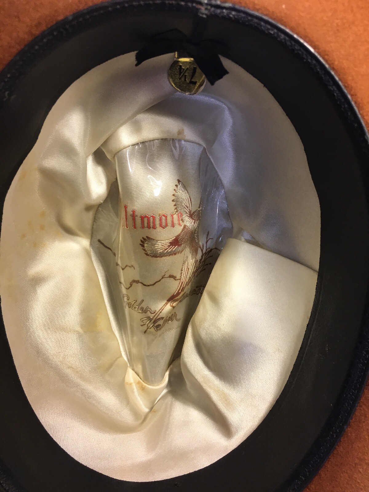 Vintage Biltmore Golden Pheasant Velour Hat Made In C… - Gem