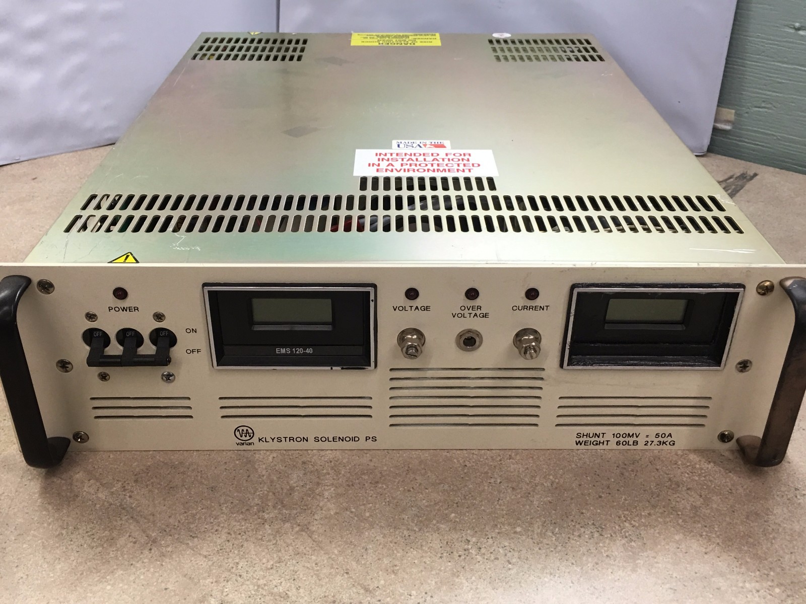 LAMBDA VARIAN EMI DC Power Supply EMS-120-40-2-D-10T-0209E | eBay