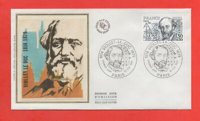 FDC - 1979 - Viollet La Duca - 1814-1879 (889 | eBay