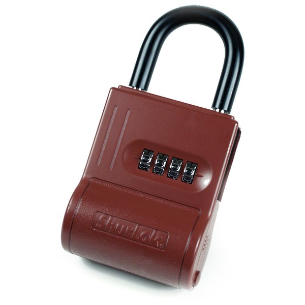 "ShurLok SL-200W 4 Dial Numbered Key Storage Combination Lock Box ...