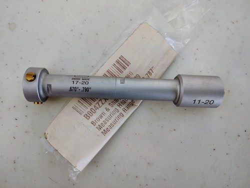 Tesa Brown Sharpe iMicro Intrimik Bore Gage Replacement Head 17-20mm 0. ...