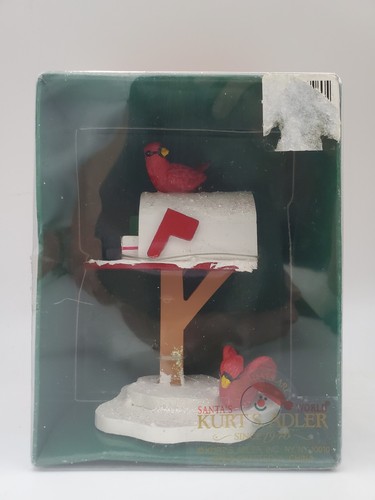Kurt Adler Wooden Christmas Tree Ornament Hand Painted Mailbox ...