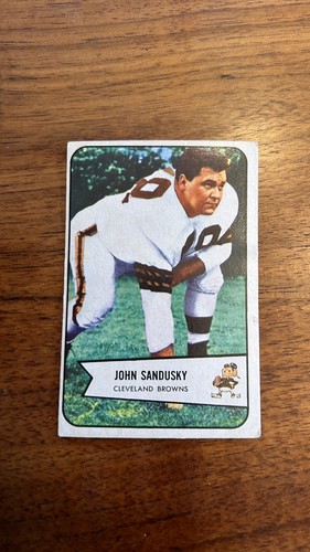 1954 BOWMAN FOOTBALL CARD #28 JOHN SANDUSKY BROWNS EX | eBay
