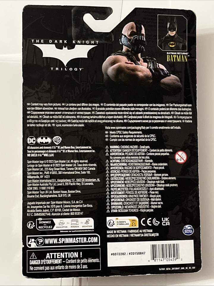 Spin Master DC Dark Knight Trilogy Bane 3.75" Figures NEW 85th ...
