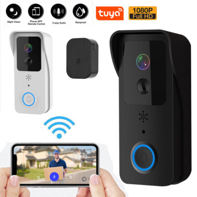 5G-WiFi Wireless Video HD 1080P Smart Doorbell Two-Way Door Bell ...