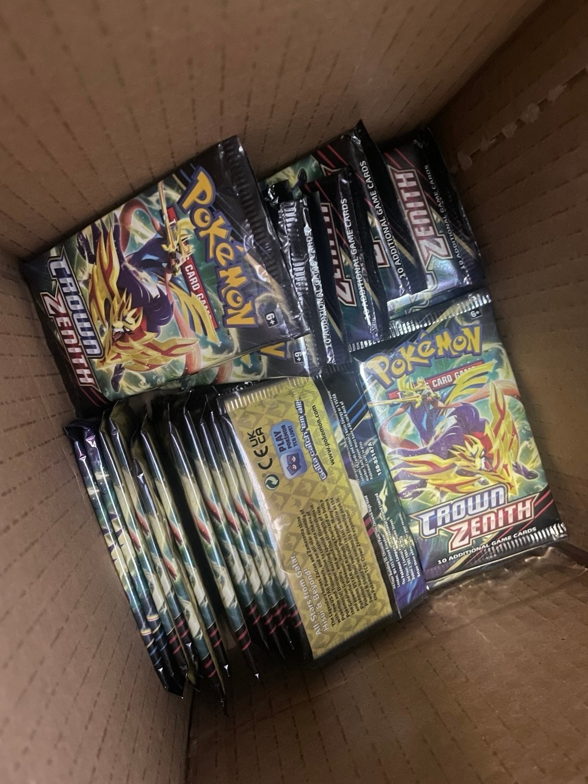 New Sealed Pokémon TCG Sword & Shield Crown Zenith Booster Pack | eBay