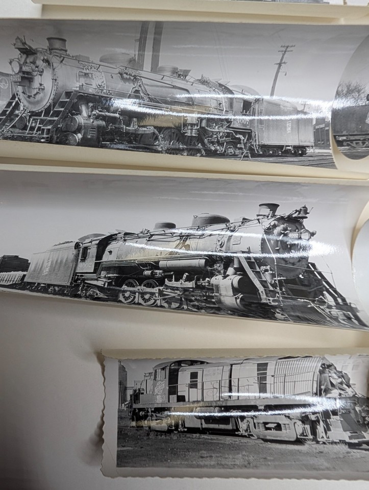x31 MIXED LOT c1940s Steam Locomotive Train Snapshots Railroad Union ...