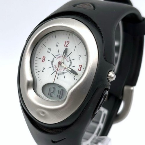 NIKE ACG MEN'S QUARTZ WATCH WITH ANALOG-DIGI BACKLIGHT DIAL WHITE ...