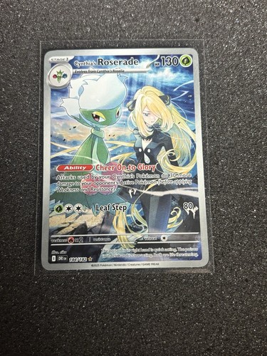 Cynthia’s Roserade Illustration Rare 184/182 - Pokémon Destined Rivals ...