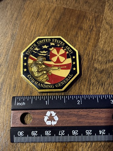 Eighth US Army Korea Military Challenge Coin | eBay