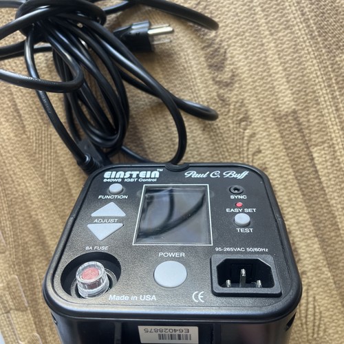 Paul C. Buff Einstein 640 WS Strobe Flash Unit + Power Cord (1376 FLASHES) | eBay