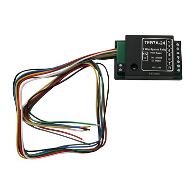 Universal TEB7A-24 Bypass Relay Towing Electrics / Towbar Wiring 24V To ...